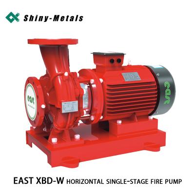 China XBD-W Horizontal Single-Stage Electric Fire Pump 5-200L/s Flow 0.3-2.5MPa Pressure Industrial Grade for sale
