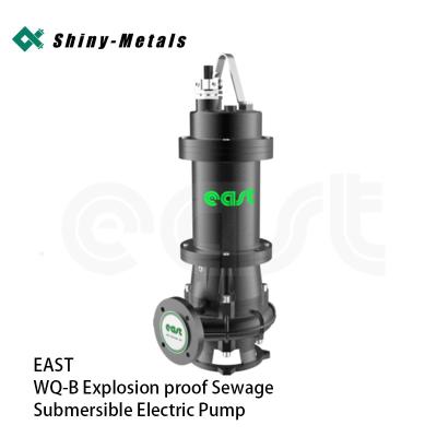 China EAST Wq-B Explosion Proof Sewage Submersible Pump 5.6-1500 m³/h Flow 4-45m Head IP68 Rated for sale