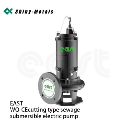 China EAST Wq/CE Type Cuitting Submersiblesewage Pump Especially Suitable for Pumping Sewage and Waste Sites Containing Long Fiber Material for sale