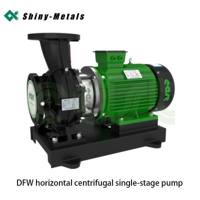 China DFW Horizontal Centrifugal Single-Stage Pump with B35 Motor - 30% Space Saving and GB/T5657 Certified for sale