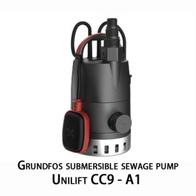 China Grundfos Unilift CC9-A1 Submersible Sewage Pump 780W 1.88L/s Flow 6.56m Head IP68 Rated for sale