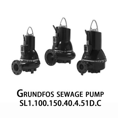 China Grundfos SL1 Sewage Pump 4kW 100mm Solids Handling with 38.3L/s Flow Rate for Industrial Wastewater for sale