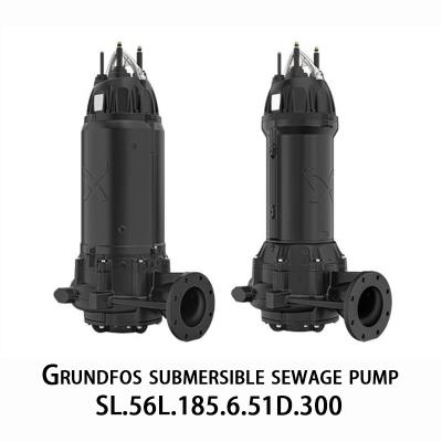 China Grundfos SL.56L Submersible Sewage Pump 18.5 kW 195 L/s Flow Rate 300 mm Inlet for Wastewater Treatment for sale