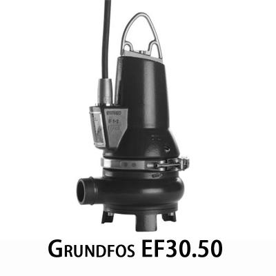 China Grundfos Ef30.50 Submersible Sewage Pump Non Clogging Flood Rain Water Dirty Water Transfer Submersible Sewage Water Pump for sale