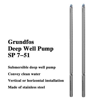 China 110 Volt Stainless Steel Grundfos Submersible Deep Well Pump Centrifugal Pump for sale