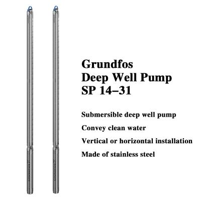China Grundfos Sp Series 4 Inch Diameter Water Submersible Deep Well Pumps for sale