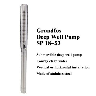 China Grundfos 3-Inch 30KW Stainless Steel Electric Deep Well Pump For  Irrgation Mining for sale