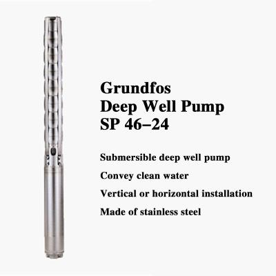 China Grundfos Energy Saving High Head Agricultural Stainless Steel Impeller Submersible Deep Well Pump for sale