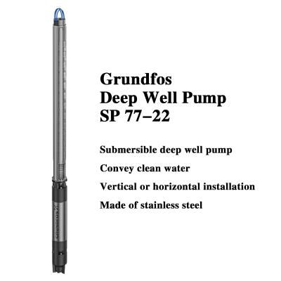 China Grundfos Stainless Steel Submersible Pumps For Extracting Groundwater Domestic Use for sale