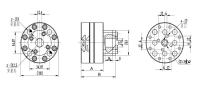 China High Precision 4-Outlet Chemical Fiber Gear Pump for Multi-Position Filament Production for sale