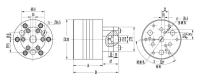 China Jrgy Series 1-Inlet 6-Outlet Precision Spinning Gear Pump for Polyester/Nylon Filament for sale