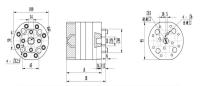 China 1-in 4-out Gear Metering Pump for Non-Woven & Acetate Fiber Spinning for sale