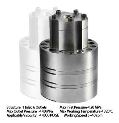 China Hrb6 0.6~6.5cc/Rev Industrial Metering Pump for Spinning & Chemical for sale