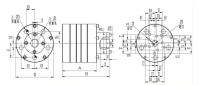 China Hrb6 Chemical Fiber Spinning Pump 1-in 10-out Multi-Position Melt Delivery Pump for sale