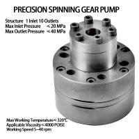 China Hrb6 Series Precision Spinning Gear Pump High Pressure High Temp Metering Pump for sale