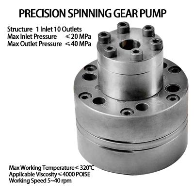 China Hrb6 Series Precision Spinning Gear Pump High Pressure High Temp Metering Pump for sale