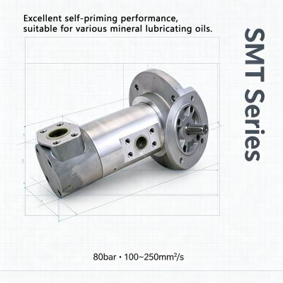 China SMT Series Three Screw Pump Max 80bar Industrial Lubrication Triple Screw Oil Pump for Machinery for sale
