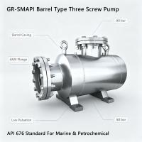 China Smapi Series Three Screw Pump API676 Standard 80bar Marine Fuel Transfer Screw Pump for sale