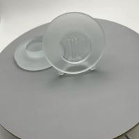 China Stepped Glass CNC grilling optical step edges tempered glass for led light cover to Europe and US for sale