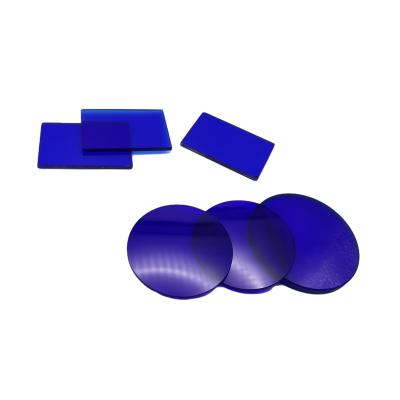 China Multiple Size QB9 QB10 QB11 QB12 QB13 blue optical glass filter lenses support custom quality for sale