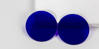 China Factory Custom ZB3 Violet glass absorption optical color filter glass for sale