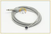 China YSI 400 Series Medical Temperature Probe Gray Color 6.35 Male Plug Connector for sale