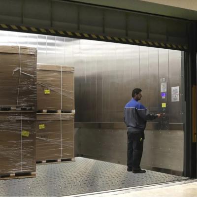 China FUJI Warehouse Freight Elevator AC VVVF Drive Cargo Elevator Lift for sale