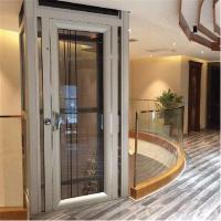 China Side Opening Type Glass Personal Home Elevators With Steel Frame for sale