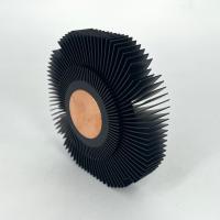 China Sunflower Profiles Extruded Aluminium Heat Sink AL6063 With Copper Core for sale