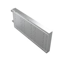 China Copper And Aluminum Liquid Cooling Heat Sink Offering Flowrate 300 Liters Per Hour Heat Transfer Solution for Electronics for sale