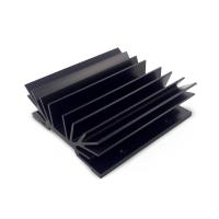 China Heat Sink	Standard Extrusion Profiles With Anodizing Black Surface Treatment for sale