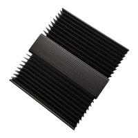 China Black Anodizing Aluminum Profile Heat Sink With Surface Treatment for sale