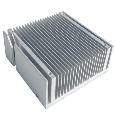 China Aluminum Heat Sink With High Power High Density Fins AL6063-T5 Anodizing Clear for sale
