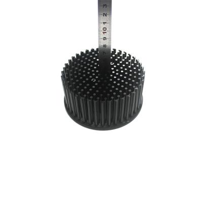 China Dimensions 100X70mm Cold Forging Heat Sink Anodizing Black For Led Light for sale