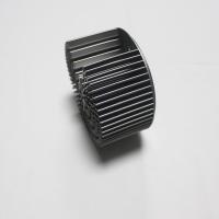 China Anodizing Black Color Round Cold Forged Heat Sink For LED for sale