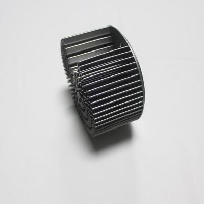 China Anodizing Black Color Round Cold Forged Heat Sink For LED for sale