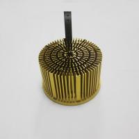 China Anodizing Golden 50W Cold Forged Pin Fin Heat Sink For LED Grow Light for sale