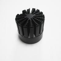 China LED Ceiling Light Pin Heat Sink With Cold Forging Technology Anodizing Black for sale