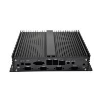 China Anodizing Black Extruded Aluminium Profiles With High Power High Density Fins for sale