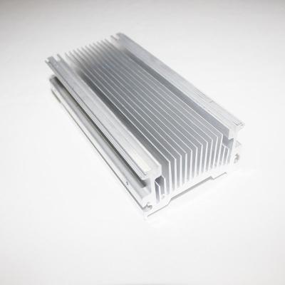 China Electronic Heat Dissipation Aluminum Profile Heat Sink CNC Machining Silver Black Customized Components for Heat Transfer for sale