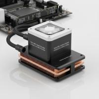 China Tool-free Mounting Liquid Cooling Heat Sink Including Ceramic Bearing Pump Optimized for Compact Systems and Heat Transfer for sale
