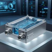 China Aluminum 6061 Liquid Heat Sink Providing Flowrate 300 Liters Per Hour Designed for Thermal Management in Machinery and Electronics for sale