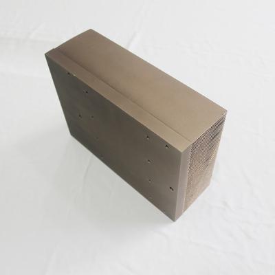 China Gold Practical Skiving Heat Sink , High Power Bonded Fin Heatsinks for sale