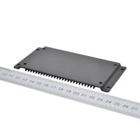 China LED Lighting Black Anodizing Extruded Aluminium Heatsink Cutting T Profile for sale