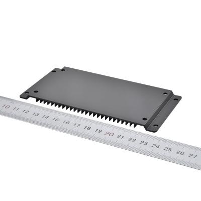 China LED Lighting Black Anodizing Extruded Aluminium Heatsink Cutting T Profile for sale