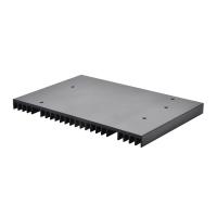 China Black Anodizing Aluminum Profile Heat Sink High Efficiency For LED Lighting for sale