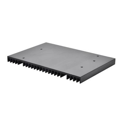 China Black Anodizing Aluminum Profile Heat Sink High Efficiency For LED Lighting for sale
