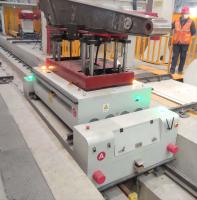 China Automatic Control Battery Powered Transfer Carts With Obstacle Avoidance for sale