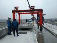 China High Strength Heavy Duty Rubber Tyred Gantry Crane 80 Tons For Outdoor for sale