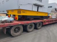 China SGS TUV Certified Electric Transfer Cart With Electric Brake / Air Brake 20-30m/Min for sale